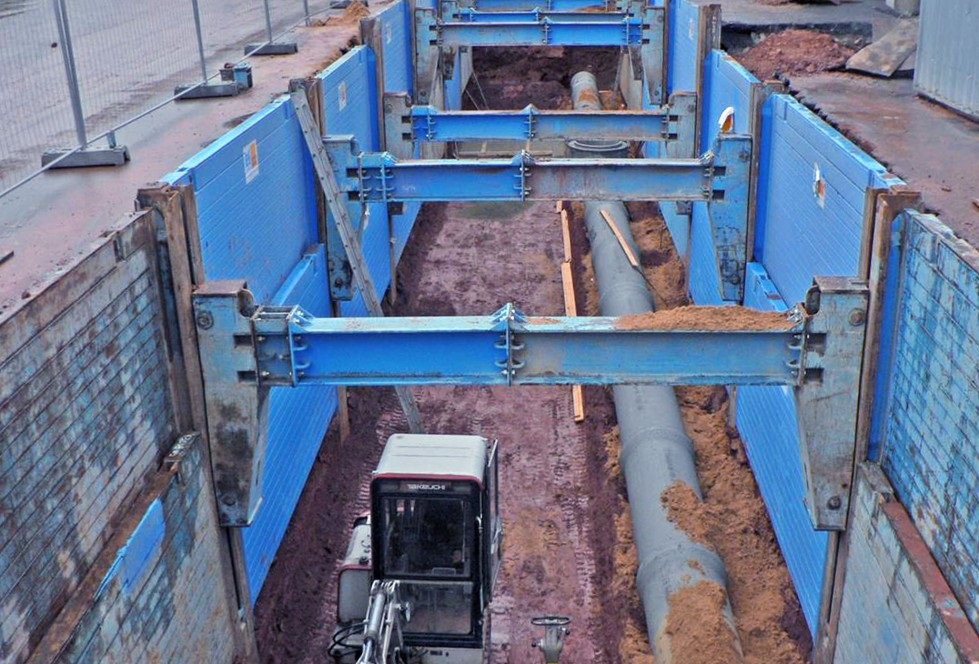 e+s Linear Shoring Double Slide Rail System / Osto | Nordpel